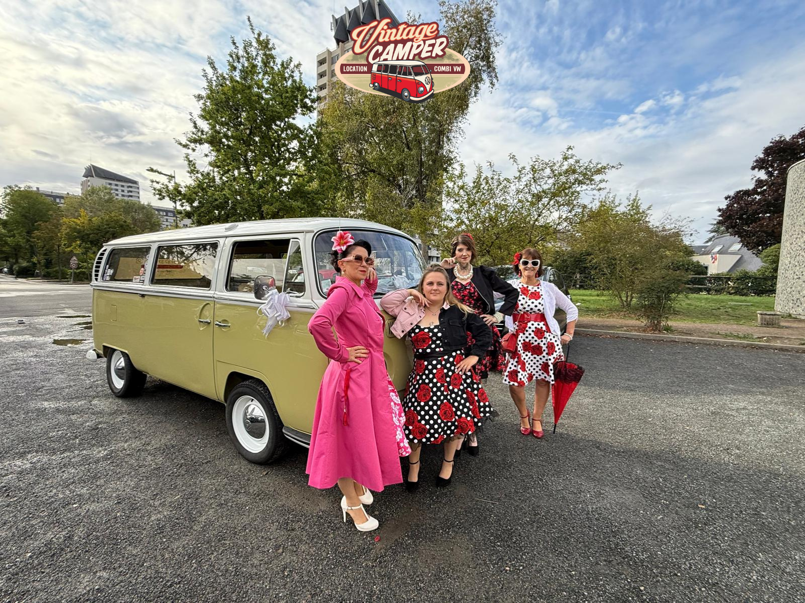 Un Combi Vintage pour vos Shooting photos - Vintage Camper Touraine